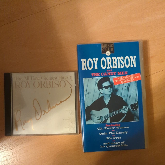 VHS VIDEO TAPE Roy Orbison Music Live Concert vintage and CD Greatest ...