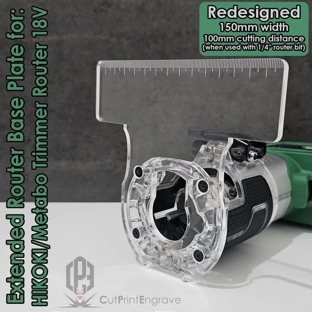 REDESIGNED ROUTER SUB Base Plate For For HIKOKI Matabo Router 18V £14. ...