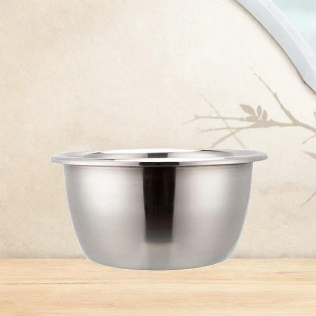 LARGE STAINLESS STEEL Basin Laundry Tub Baking Container Multipurpose ...
