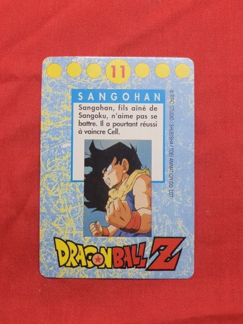 CARTE DRAGON BALL Z Dbz Shueisha Cards /A1/ N° 11 Sangohan EUR 3,00 ...