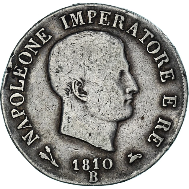 [#1111619] COIN, ITALIAN STATES, KINGDOM OF NAPOLEON, Napoleon I, 5 ...