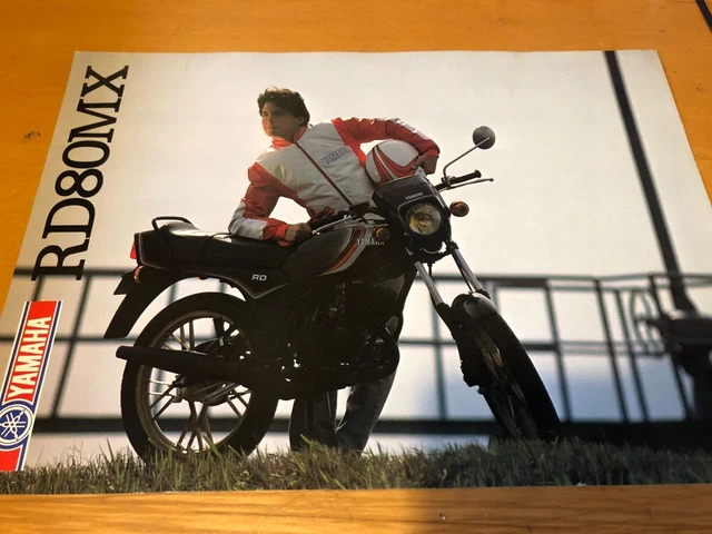 YAMAHA RD80MX RD 80 Mx Motorcycle Sales Brochure £4.00 - PicClick UK