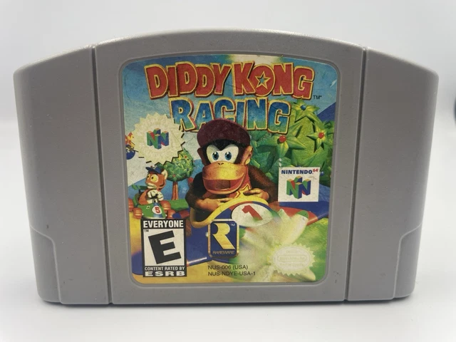 DIDDY KONG RACING (N64 Nintendo 64) Authentic Cartridge Only - Tested ...