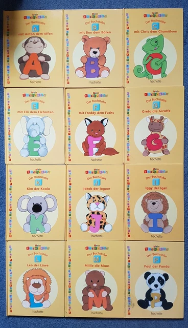 HACHETTE MEIN TIER ABC Die Buchstaben und Zahlen 29 Kinderbücher guter ...
