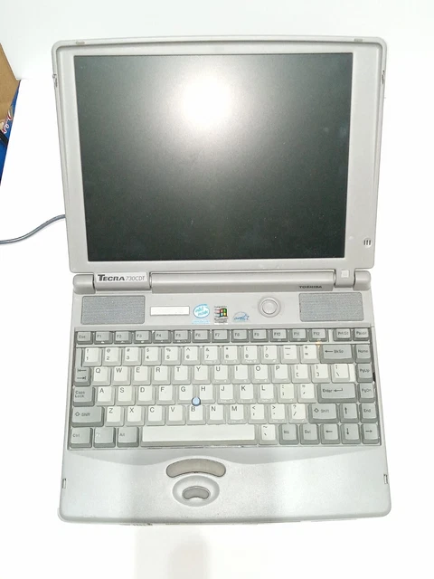 VINTAGE/ RETRO TOSHIBA Tecra 730CDT/2.1 System Unit Laptop PARTS ...