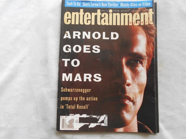 ENTERTAINMENT WEEKLY MAGAZINE Jun 11, 1993 Arnold Schwarzenegger £3.19 ...