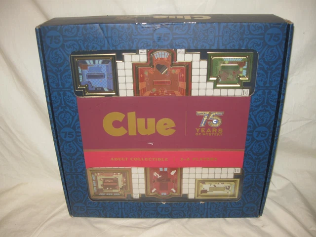 NEW CLUE 75TH Anniversary Edition Wood Luxury Board Game Wooden ...