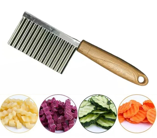NEW HEAVY DUTY Potato Chip Crinkle Cut Vegetable Salad Fruit Wavy ...