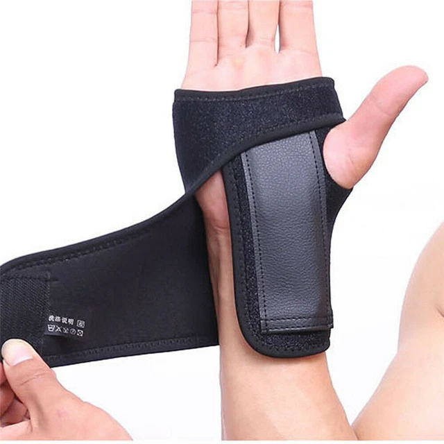 NEOPRENE WRIST BRACE Support Hand Fractures Carpal Tunnel Splint Right ...