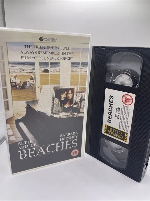 BEACHES {1988, VHS} BETTE MIDLER, BARBARA HERSHEY VHS (skub15) £2.95 ...
