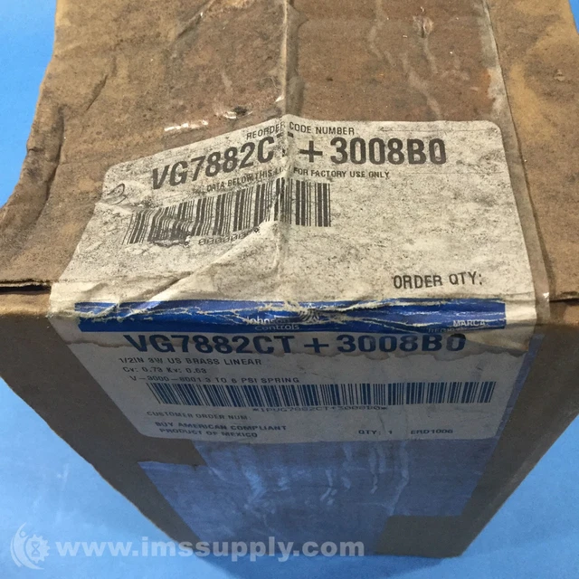 JOHNSON CONTROLS VG7882CT+3008B0 Globe Valve FNFP £50.98 - PicClick UK