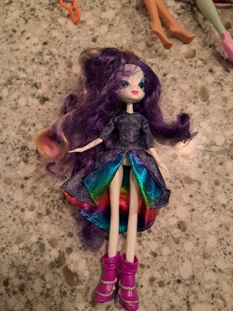 MY LITTLE PONY Equestria Girls Rarity Rainbow Rocks Doll £10.50 ...