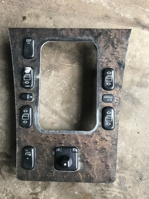 MERCEDES W210 COVER Center Console Dashboard Bird's Eye Maple ...