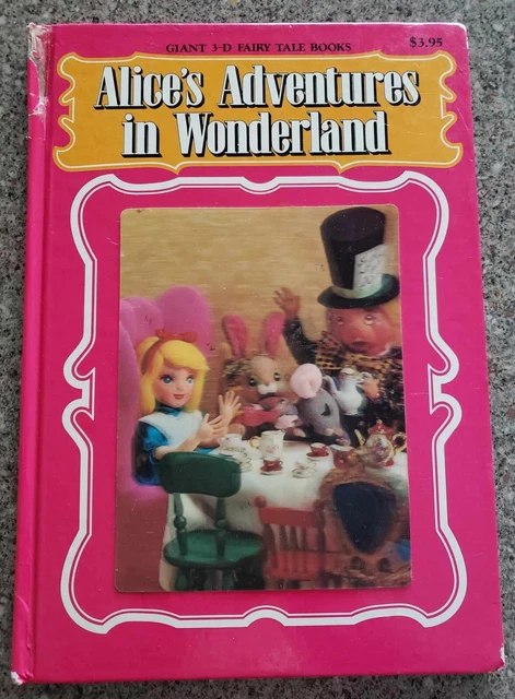 ALICE IN WONDERLAND ~ FROEBEL-KAN ~ GIANT 3-D FAIRY TALE BOOKS ~ 1970's ...