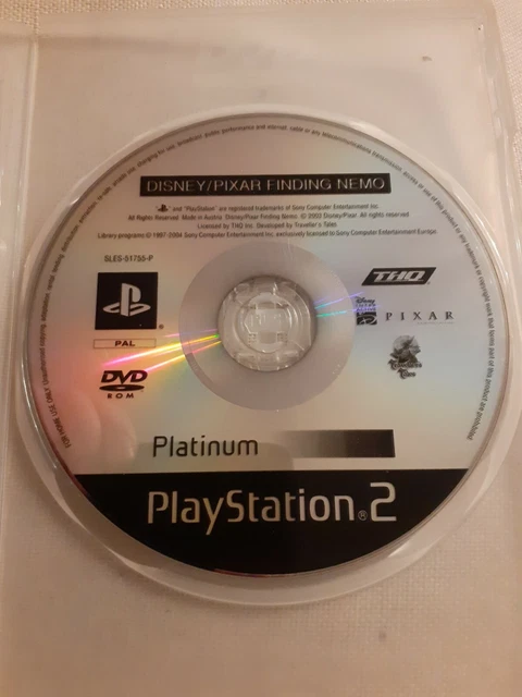 DISNEY PIXAR FINDING Nemo Platinum Sony Playstation 2 Ps2 Pal £2.00 ...