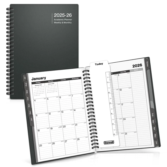 ACADEMIC PLANNER 2025-2026, 6 x 8.25 Weekly Monthly Planner, July 2025 ...