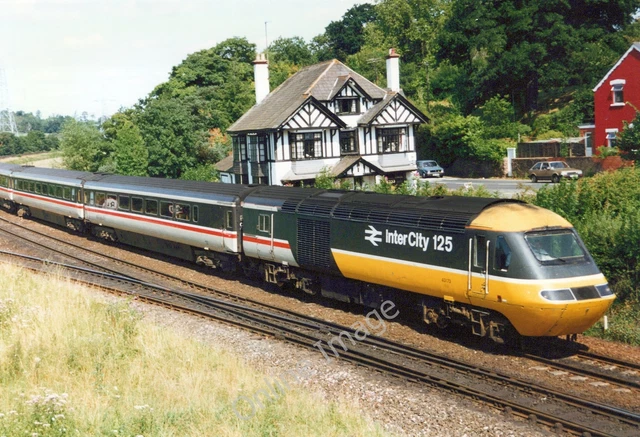 RAILWAY PHOTO 6X4 Class 43 HST 43173 Intercity near Exeter 17/8/91 £2. ...