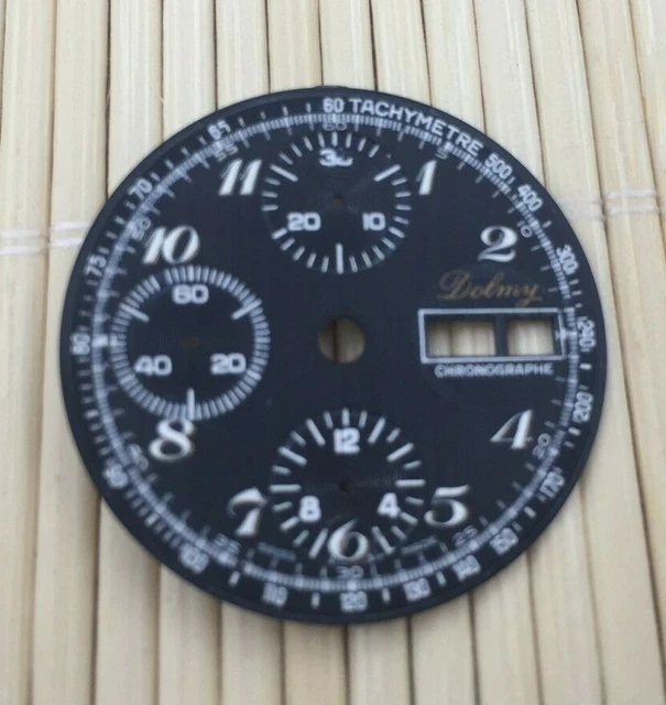 DOLMY WATCH DIAL NOS for ETA Valjoux 7750 swiss made movement 30mm £32. ...