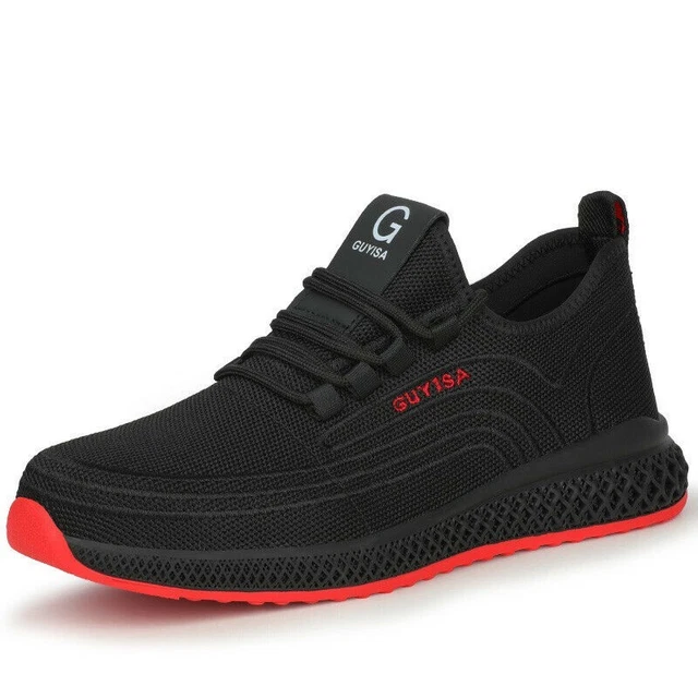 MENS SAFETY SHOES Steel Toe Cap Work Trainers Lightweight Boots | UK ...