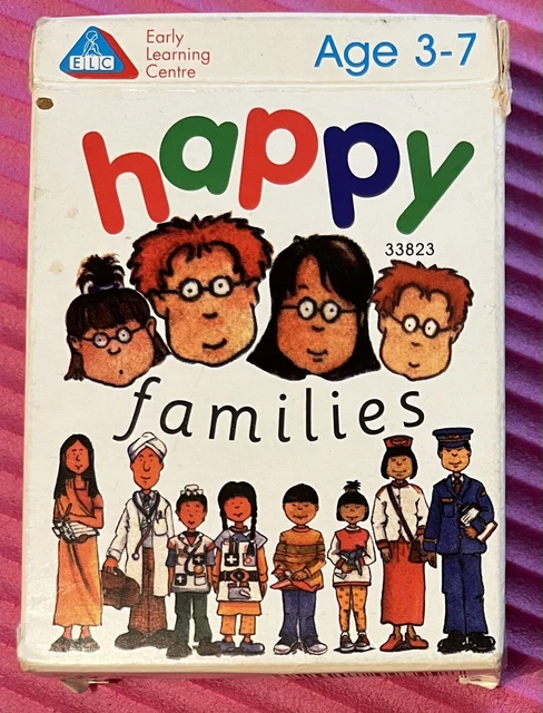 VINTAGE EARLY LEARNING Centre - Happy Families card game - with box £2. ...