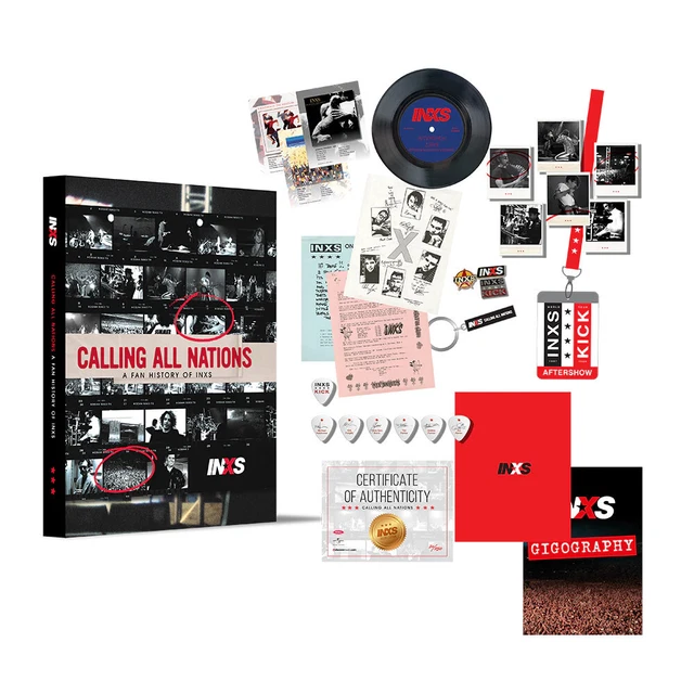 DELUXE EDITION INXS book - Calling All Nations £36.99 - PicClick UK