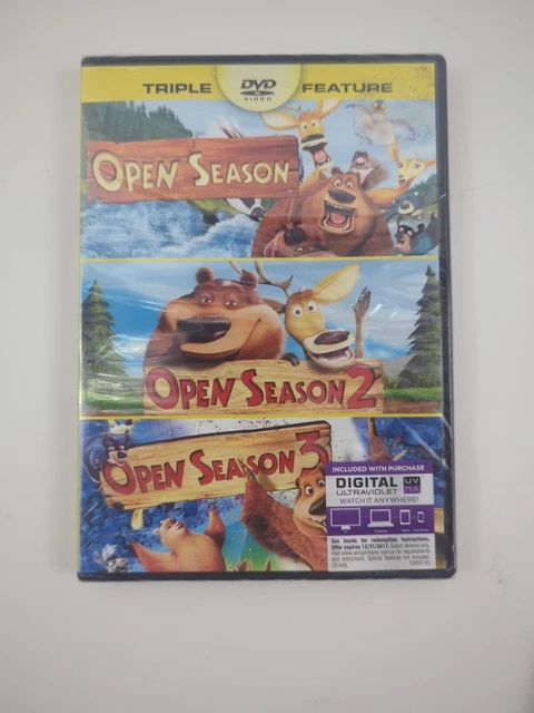 OPEN SEASON 3-MOVIE Collection [2014, DVD] Brand New Factory Sealed £5. ...