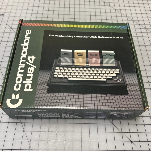 VINTAGE COMMONDORE PLUS/4 Productivity Computer with Software Built-In ...