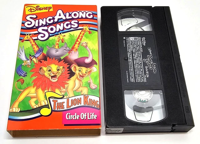 DISNEY SINGALONG SONGS The Lion King Circle Of Life VHS 1994 Like New £ ...