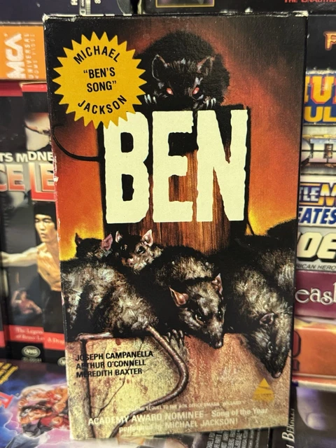 BEN (VHS 1989) Prism Release Rat Horror Michael Jackson RARE OOP £10.54 ...