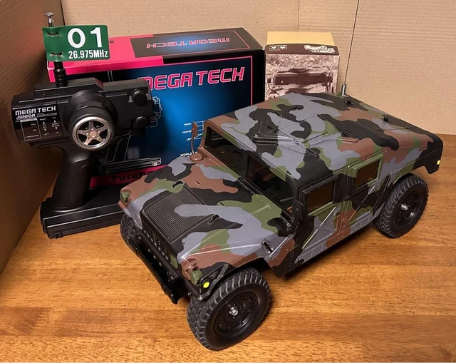 TAMIYA RC HUMMER M1025 1/12 with Futaba Controller Rare Collectible £ ...