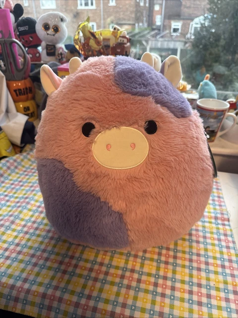 SQUISHMALLOW KELLYTOY PLUSH 12" Patty Pink Cow Fuzz-A-Mallow With Tags ...