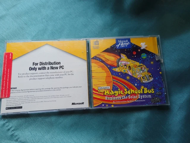 MAGIC SCHOOL BUS Explores the Solar System (PC CD) Case and game ...