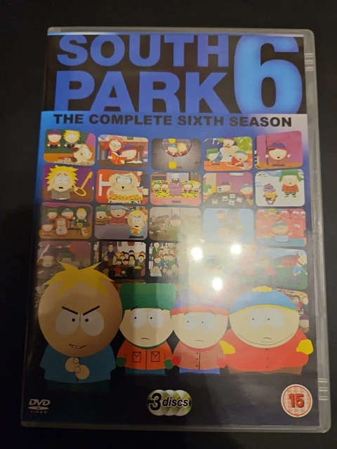 SOUTH PARK COMPLETE Season 6 - All 17 episodes - 3 Disc R2 DVD Set M+ £ ...