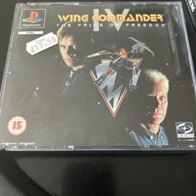 WING COMMANDER IV 4 The Price of Freedom - Sony PlayStation 1 PS1 ...