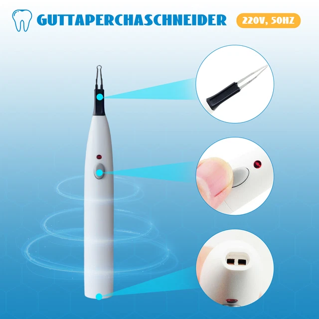 DENTAL EQUIPMENT GUTTA Percha Zahn Gum Cutter Endo Cut mit 4 Tipps ...