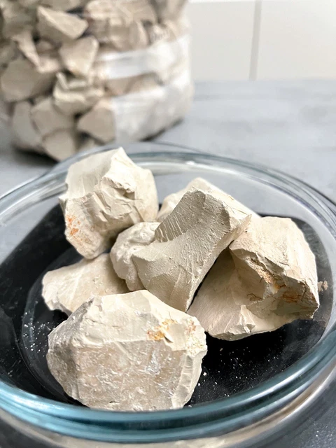 EDIBLE CLAY AFRICA Kaolin Clay Edible Clays Cameroon Calaba £14.50 ...