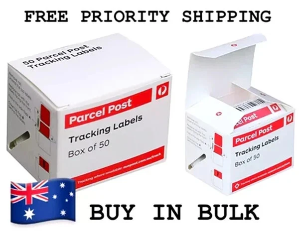 SHIPPING LABEL TRACKING Sticker Barcode Self Adhesive Parcel Tags QR ...