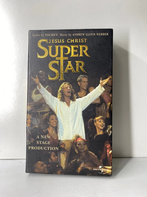 JESUS CHRIST SUPER Star - A New Stage Production On VHS Video Cassette ...