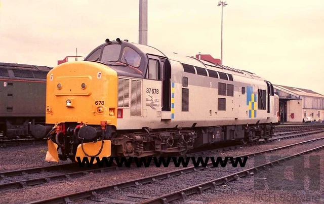 ORIGINAL 35MM BRITISH RAILWAY NEGATIVE OF 37678 AT HOLBECK COPYRIGHT £2 ...