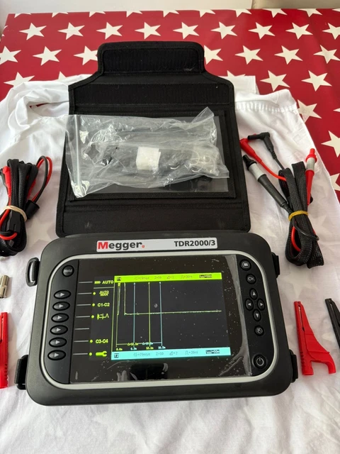 MEGGER TDR2000/3 TIME Domain Reflectometer £1,893.72 - PicClick UK