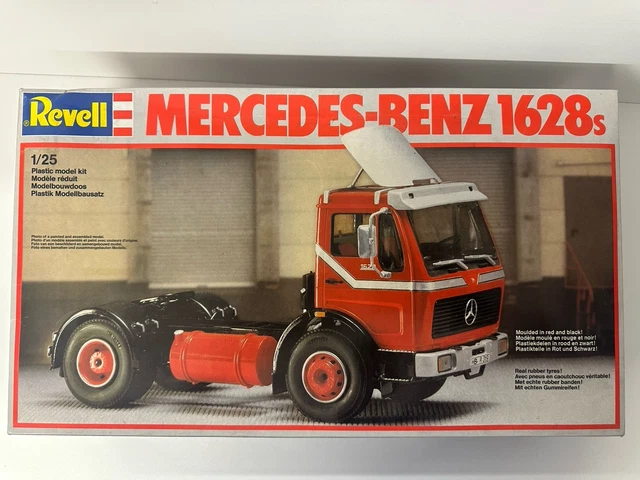 REVELL MERCEDES-BENZ 1628S 1/25th Scale Lorry Model Kit NEW. Vintage. £ ...