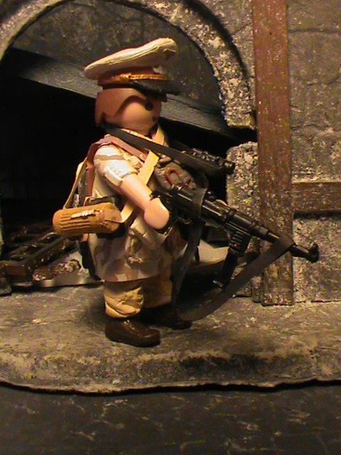 PLAYMOBIL CUSTOM OFFICIEL Fallschirmjäger (Alamein-1942) Ref-0625 Bis ...