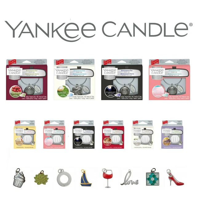 YANKEE CANDLE CHARMING Scents Car Air Freshener Starter Kits Refills Charms 9.99 PicClick UK