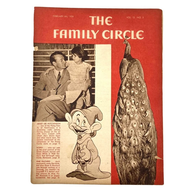 VTG THE FAMILY Circle Magazine February 4 1938 Janet Lee Hutchinson No ...