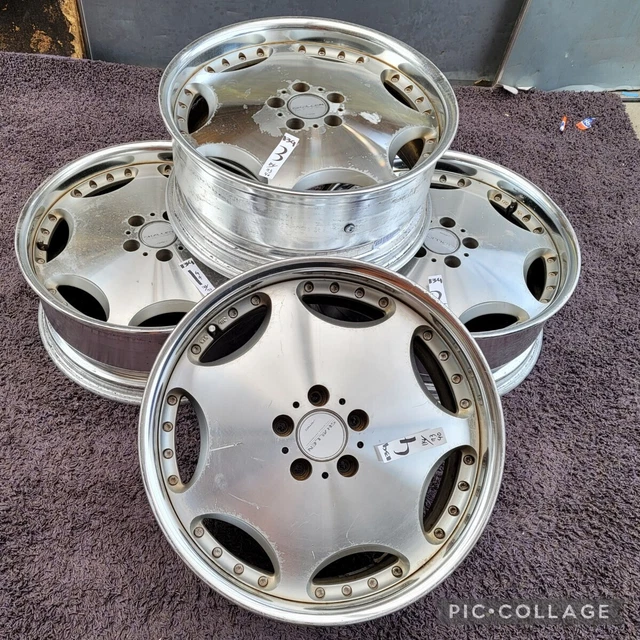 JDM AME SHALLEN 19-inch 8J IS40 PCD114..3-5H wheels only 4wheels set H ...
