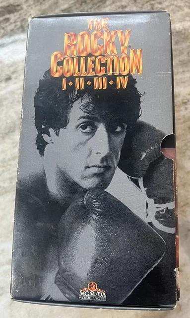 ROCKY COLLECTION VHS 4 Movie Set Sylvester Stallone Talia Shire Carl ...