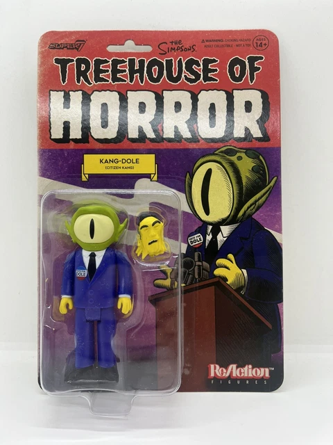 FIGURA DE REACCIÓN Super7 Simpsons Treehouse of Horror Alien President ...