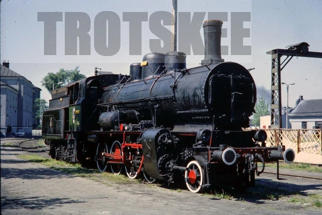 35MM SLIDE PKP Poland Railways Steam Loco Tr12 16 Krakow 1968 Original ...