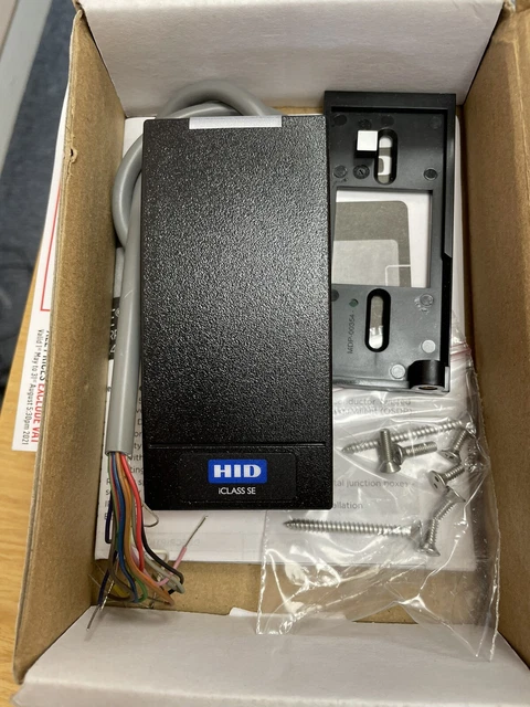 HID R10 ICLASS SE Smart card Mini Mullion Reader 900NTNNEK00442 £10.00 ...