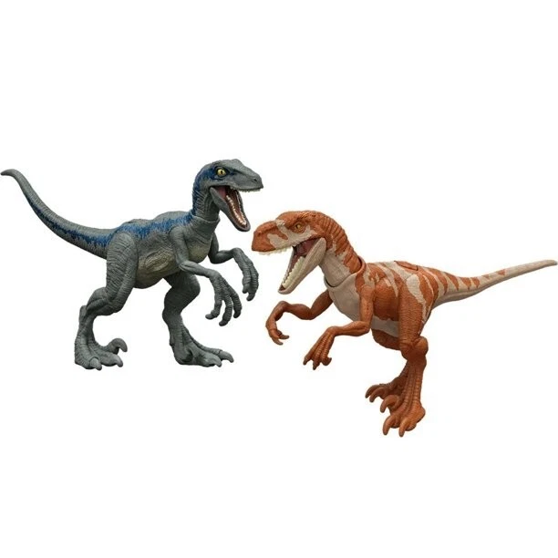 JURASSIC WORLD VELOCIRAPTOR Blue vs. Atrociraptor Figure 2-pack £26.55 ...